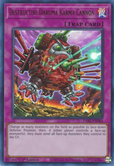 Destructive Daruma Karma Cannon - DABL-EN084 - Ultra Rare 1st Edition