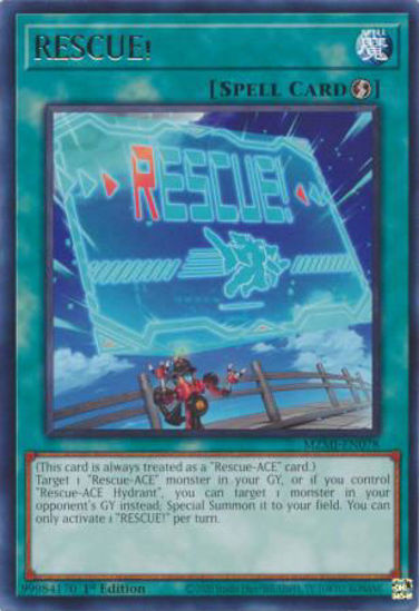 RESCUE! - MZMI-EN078 - Rare 1st Edition