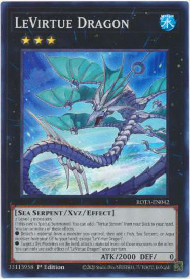 LeVirtue Dragon - ROTA-EN042 - Super Rare 1st Edition