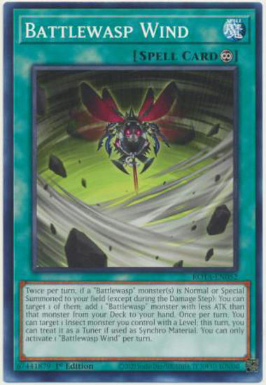 Battlewasp Wind - ROTA-EN052 - Common 1st Edition