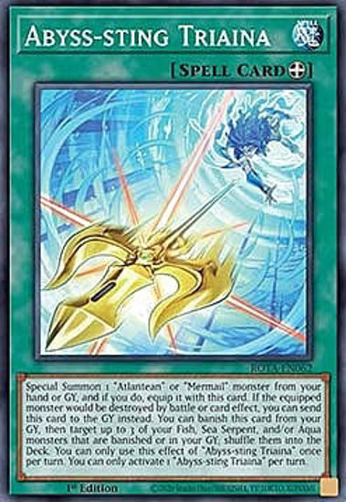 Abyss-sting Triaina - ROTA-EN062 - Common 1st Edition