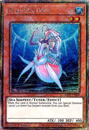 Deep Sea Diva - RA03-EN004 - Platinum Secret Rare 1st Edition