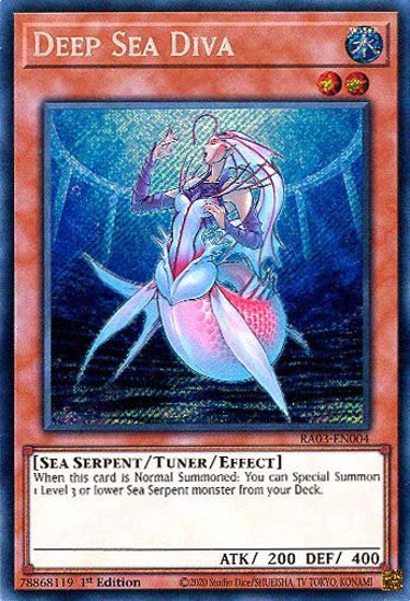 Deep Sea Diva - RA03-EN004 - Secret Rare 1st Edition