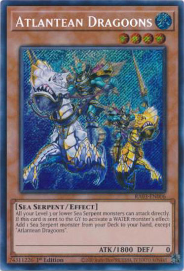 Atlantean Dragoons - RA03-EN006 - Ultimate Rare 1st Edition