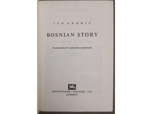 Ivo Andrić - Bosnian story