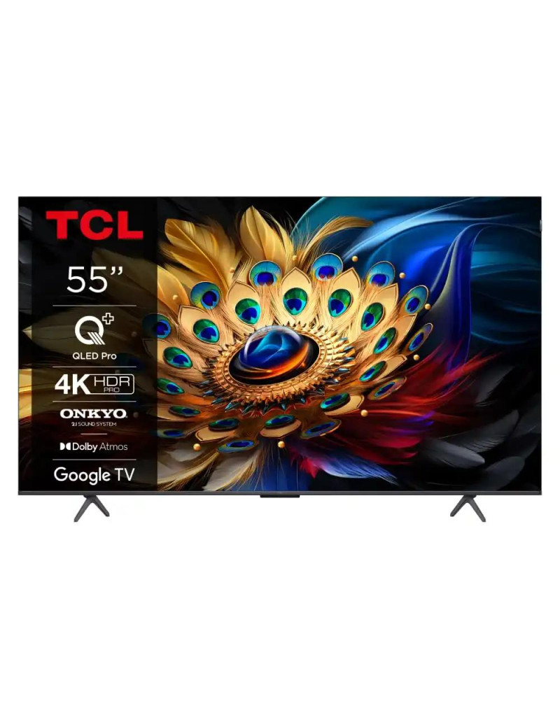 SMART QLED TV 55 TCL 55C655 3840x2160/4K HDR/DVB-T2/C/S2/GoogleTV