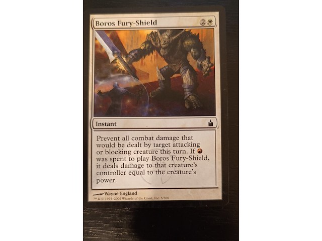 Magic The Gathering - Boros Fury-Shield