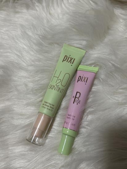 Pixi rose radiance perfector + H2O skin tint