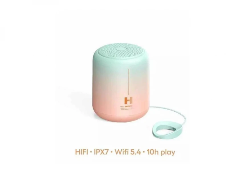 REMAX RB-H1 Pink/green Blue Sky Mirror Portable Wireless Speaker