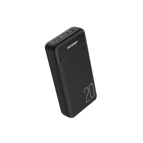 DENMEN Power bank DP10, 20000mAh, crna