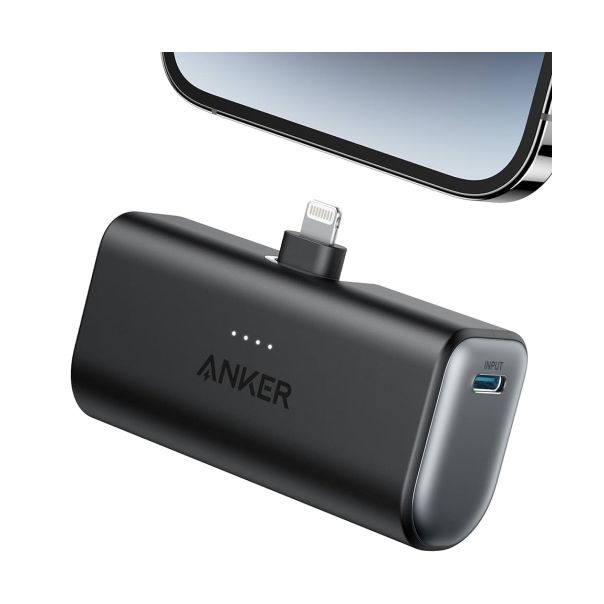 ANKER 621 Power bank Built-In Lightning Connector 5000mAh, bela