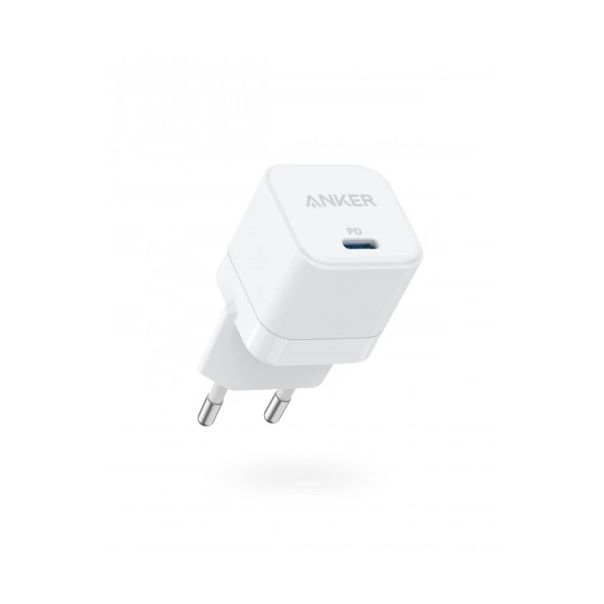 ANKER Punjač Type C -Power Port III 20W Cube, bela