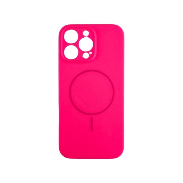 Silikonska maska Magsafe Lux za iPhone 15 Pro, roze