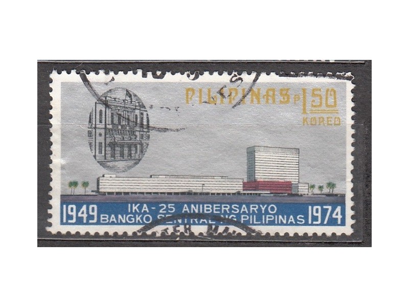 (rbe852) filipini zigosana marka 1974 god