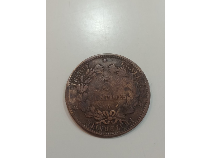 5 centimes 1896