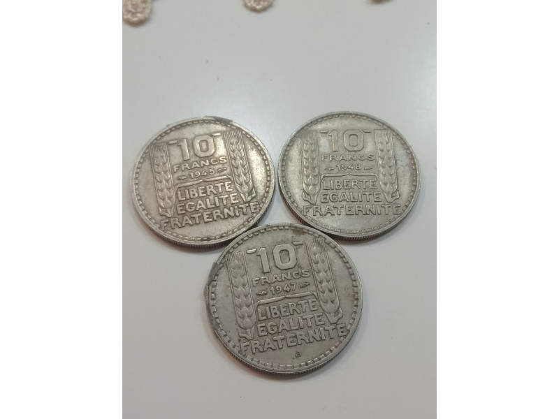 10 francs 1945-47b-48