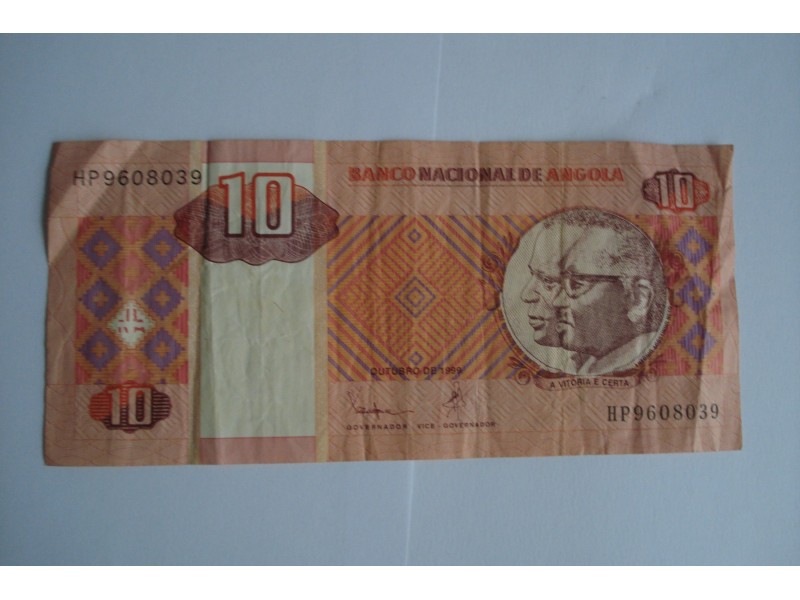 ANGOLA - 10 KWANZAS