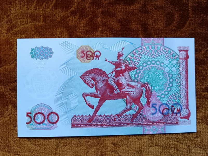 Uzbekistan 500 sum,1999 god.UNC