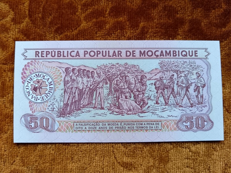 Mozambik 50 metikal,1986 god.UNC