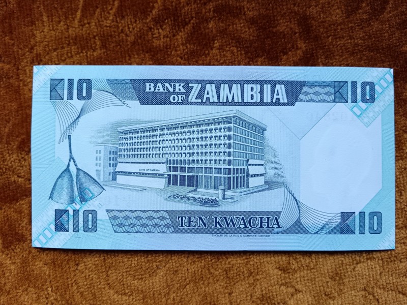 Zambija 10 kvača,1986 god.UNC