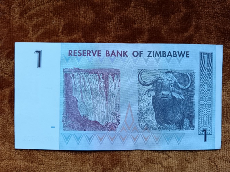 Zimbabve 1 dolar,2007 god.UNC