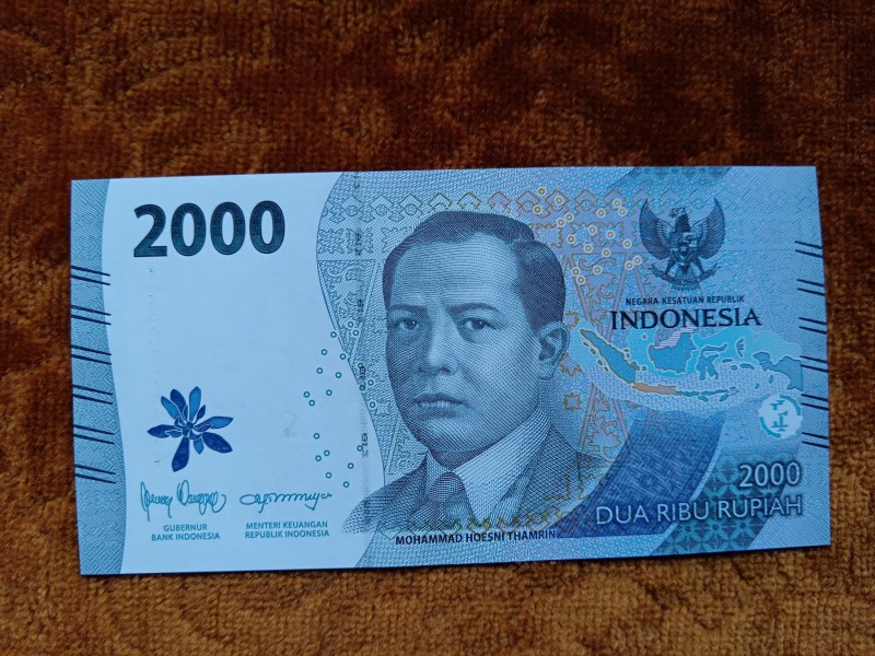 Indonezija 2.000 rupija,2022 god.UNC