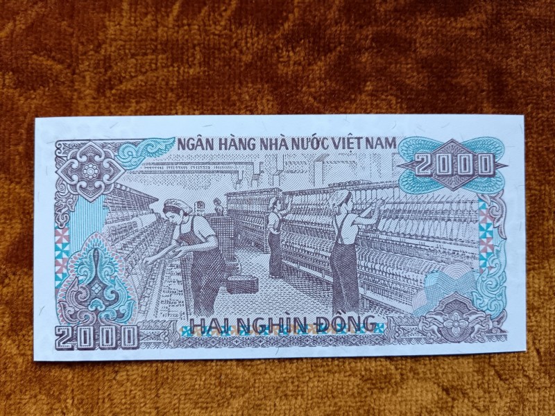 Vijetnam 2.000 Dong,1988 god.UNC