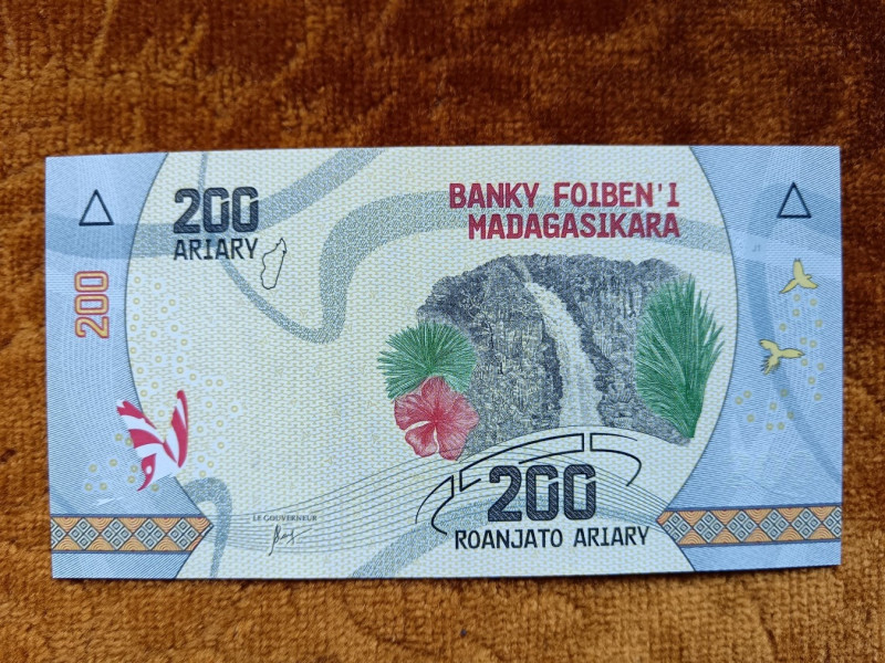 Madagaskar 200 ariary,2017 god.UNC