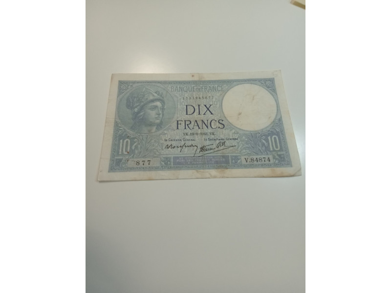 10 francs 1941