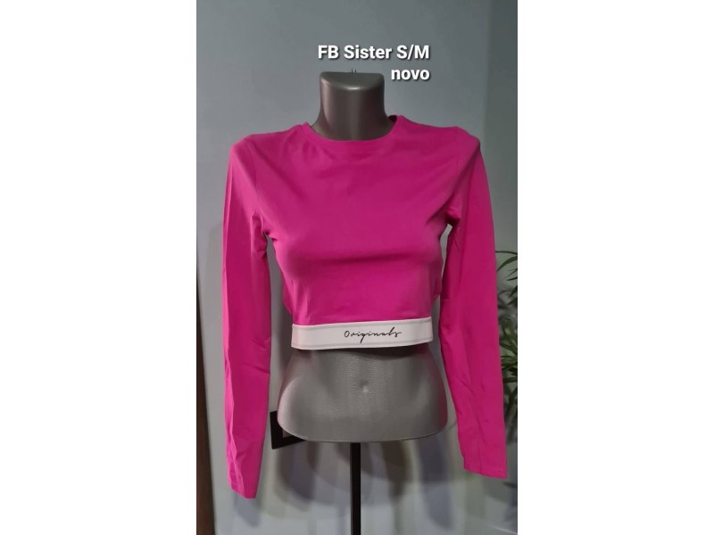 FB SISTER NEW YORKER CROP TOP NOVO VEL S/M