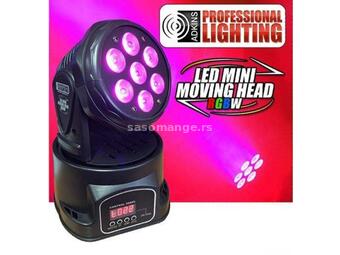 Led Roto Glava 7x10w mini led moving head Light