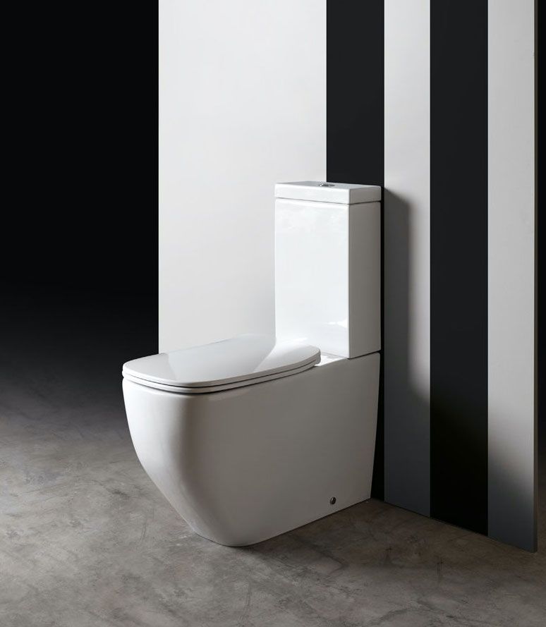 AXA JAM White monoblok WC komplet beli sjaj