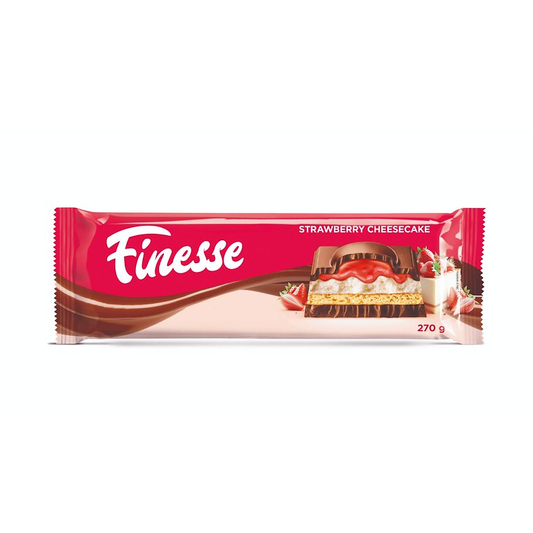 Finesse cokolada strawberry&cheescake 270g