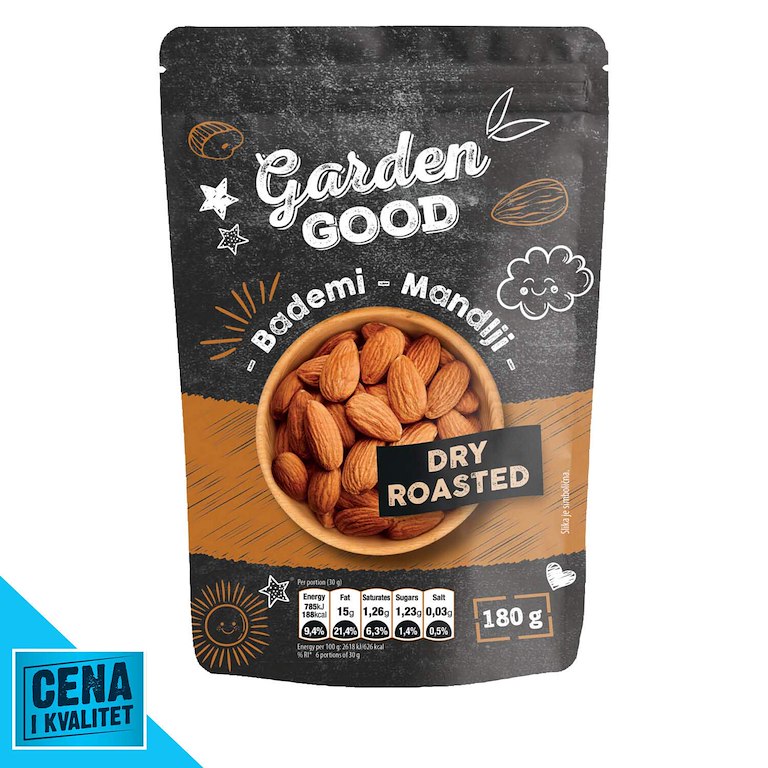 Garden good badem suvopeceni 180g