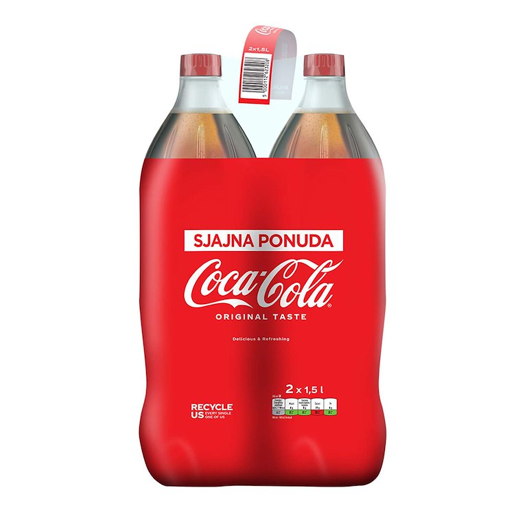 Coca cola 2x1.5l sjajna ponuda Coca cola