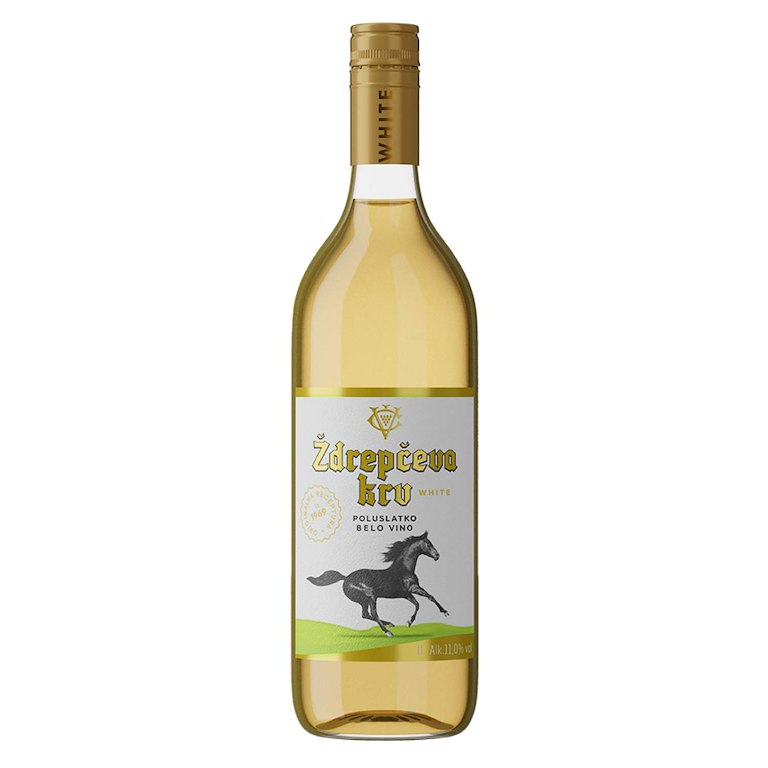 Coka vino ždrepceva krv white 1l