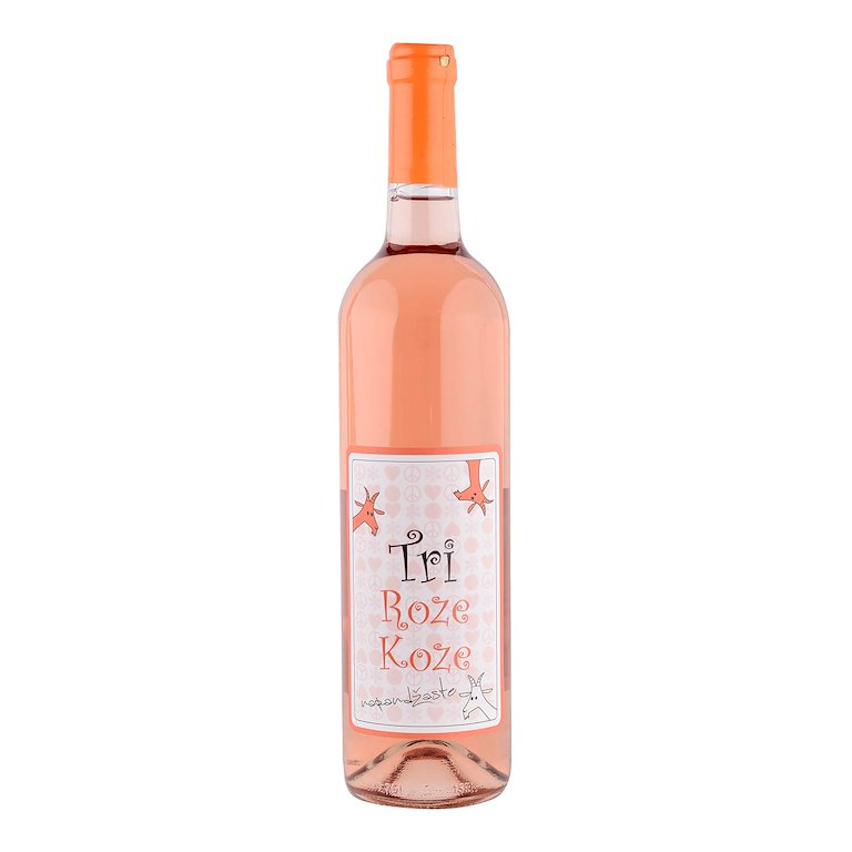 erdevik vino rose tri roze koze 0.7l