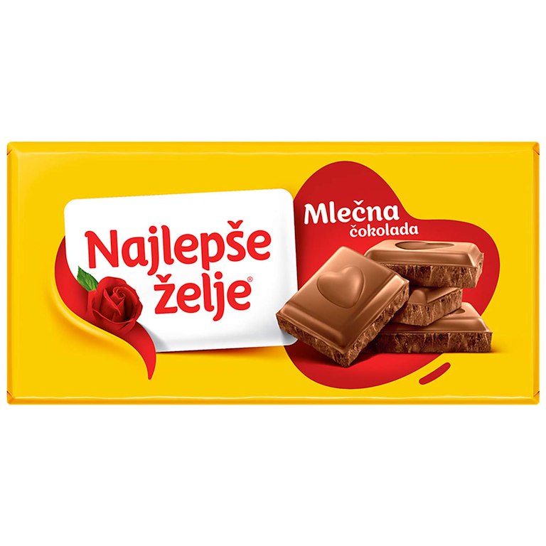 Najlepše želje cokolada mlecna 200g