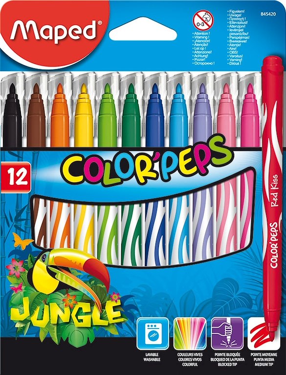 MAPED flomaster JUNGLE 1/12 845420