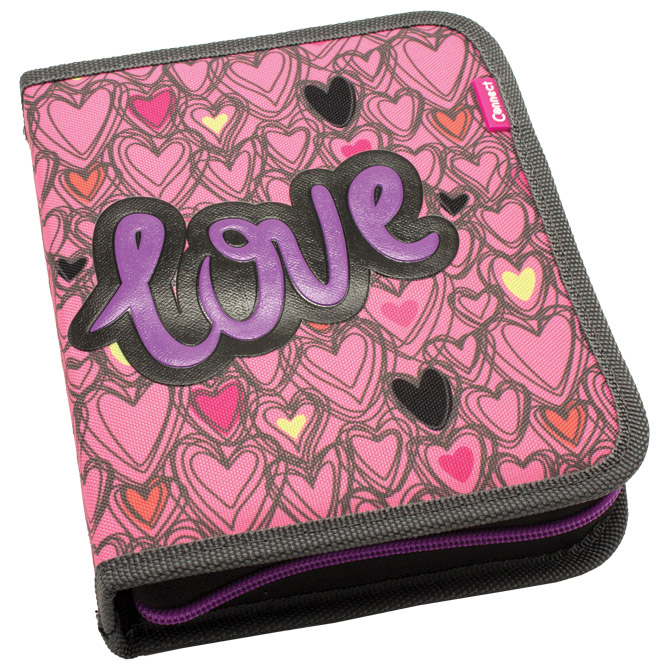 Pernica puna 1zip Connect Pink Love 51166