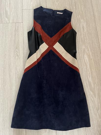 Orsey Prava kozna haljina