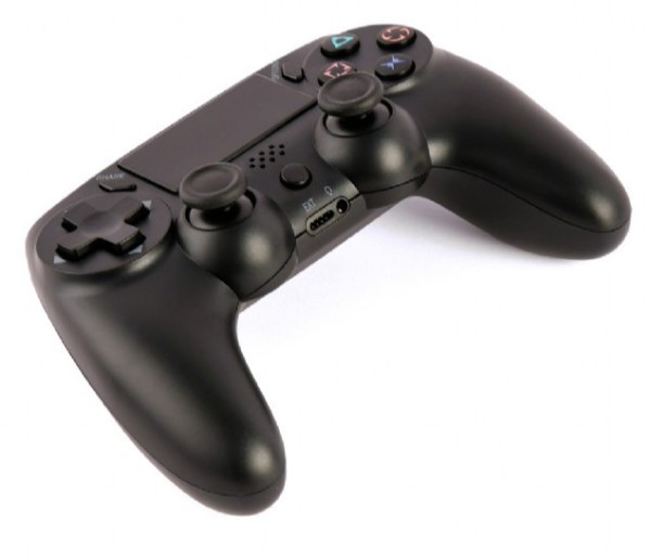 JPD-Wireless-Thrillershock PC/PS4 Black Gembird Bezicni gamepad sa dvostrukom vibracijom v2