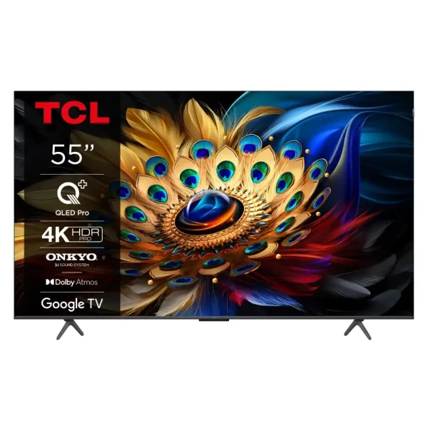 SMART QLED TV 55 TCL 55C655 3840x21604K HDRDVB-T2CS2GoogleTV