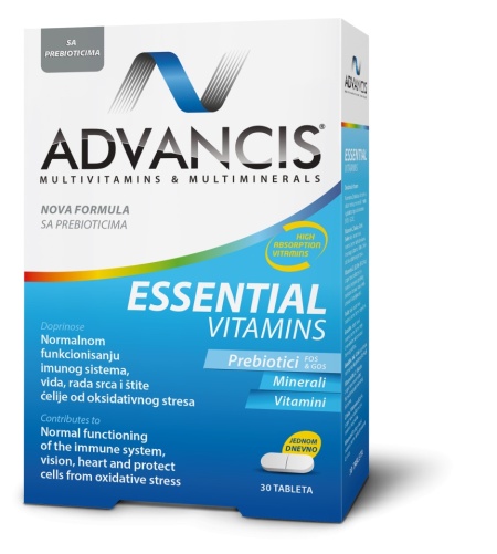 Advancis Essential Vitamins 30 tableta