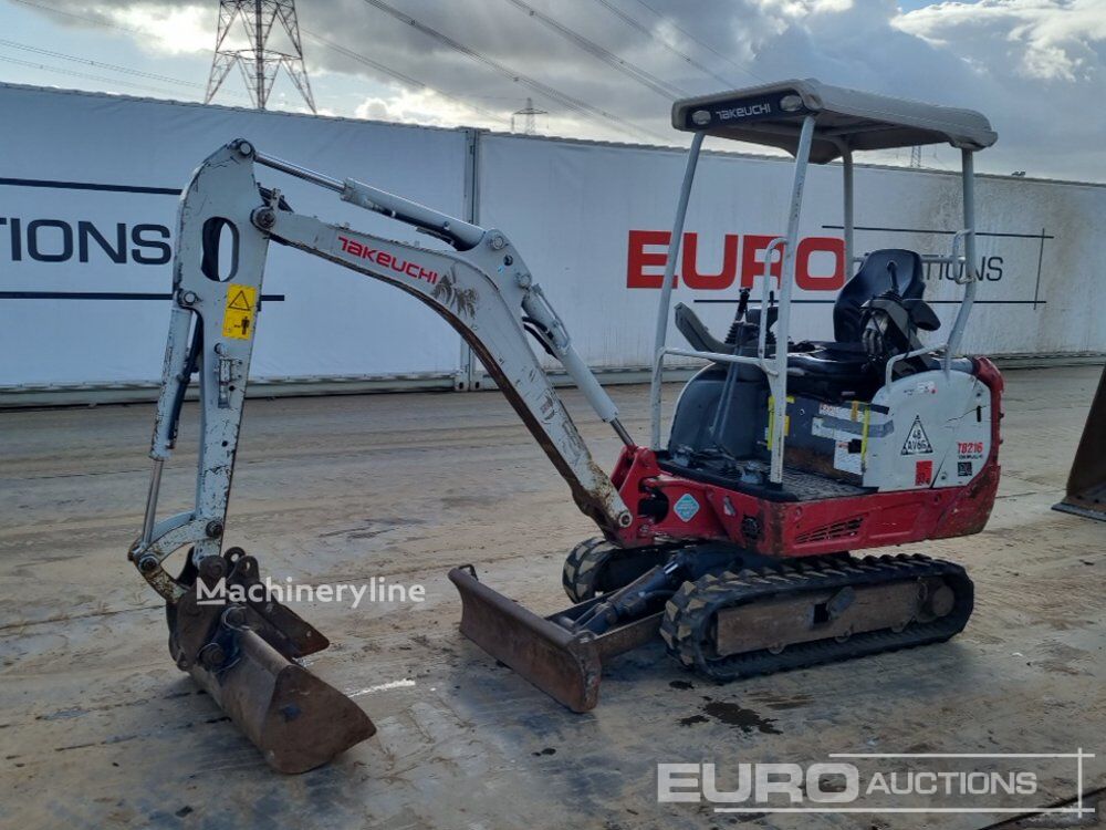 Prodaje se Takeuchi TB216 mini bager na aukciji