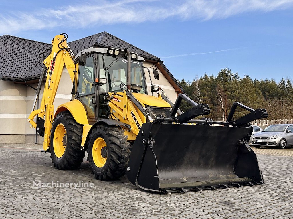 New Holland B110 B TC 4x4 / Joystick / Air Condition / Telescope / 2016 bager-utovarivač