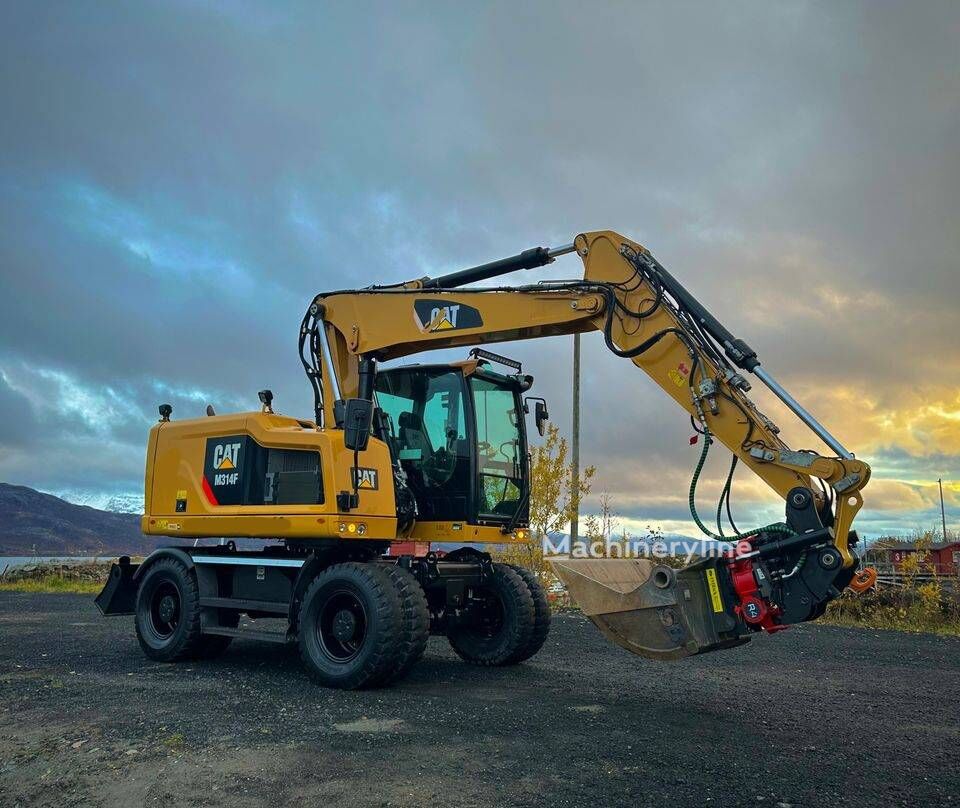 Caterpillar Caterpillar M314F, 2016 YEAR, 4400 HOURS, ROTOTILT bager točkaš