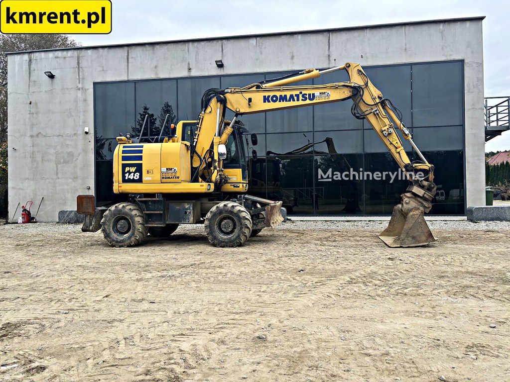 Komatsu PW 148-10 .| JCB JS 145 VOLVO EW 140 CAT LIEBHERR 313 314 315 bager točkaš