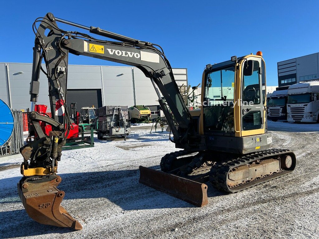 Prodaje se Volvo ECR58II S50HK, Engcon tilt, fast puss, grav og grøfteskuff mini bager na aukciji