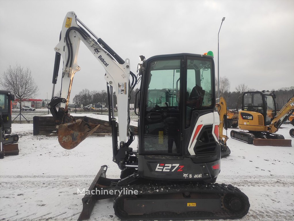 Bobcat E27 z 2021r 1000mtg hydrauliczne szybkozłącze mini bager